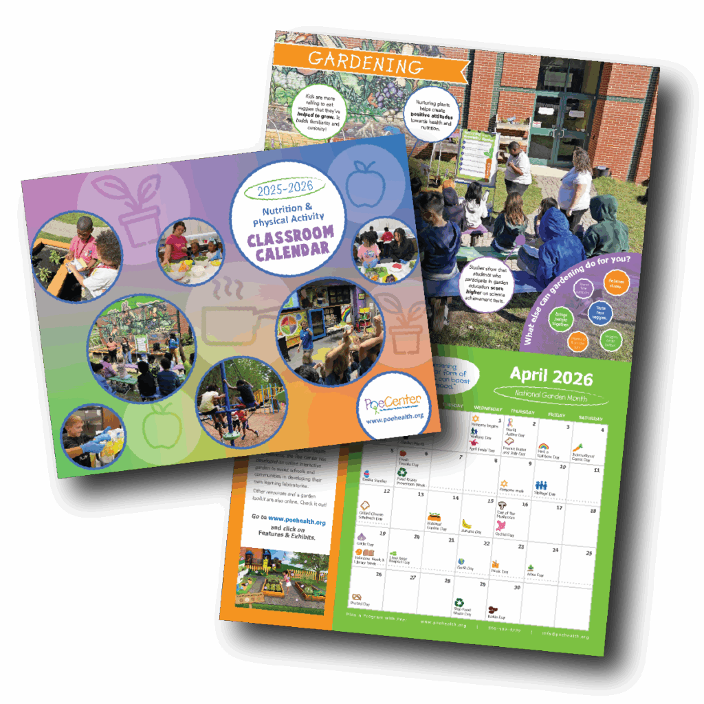 2025-2026 Nutrition & Physical Activity Classroom Calendar - Poe Center ...